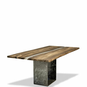 Table in fossil oak 1800 year old | Tabula Woods